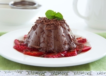 Flan de chocolate, receta paso a paso