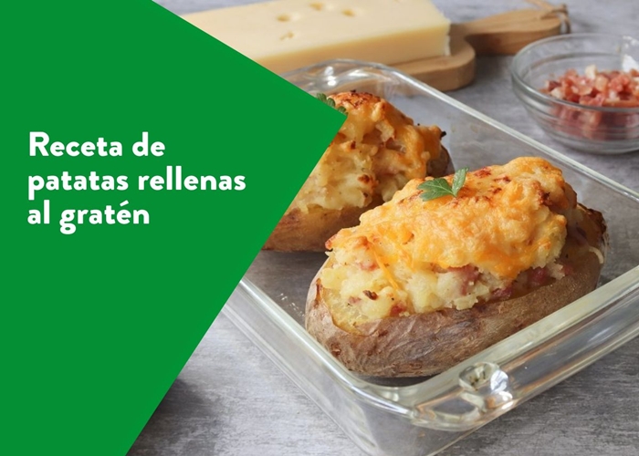 Paso a paso para preparar patatas rellenas al gratén